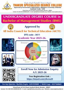 Science, Commerce & Arts | Bachelor Degree Programs - Thakur Specialized Degree College Mumbai